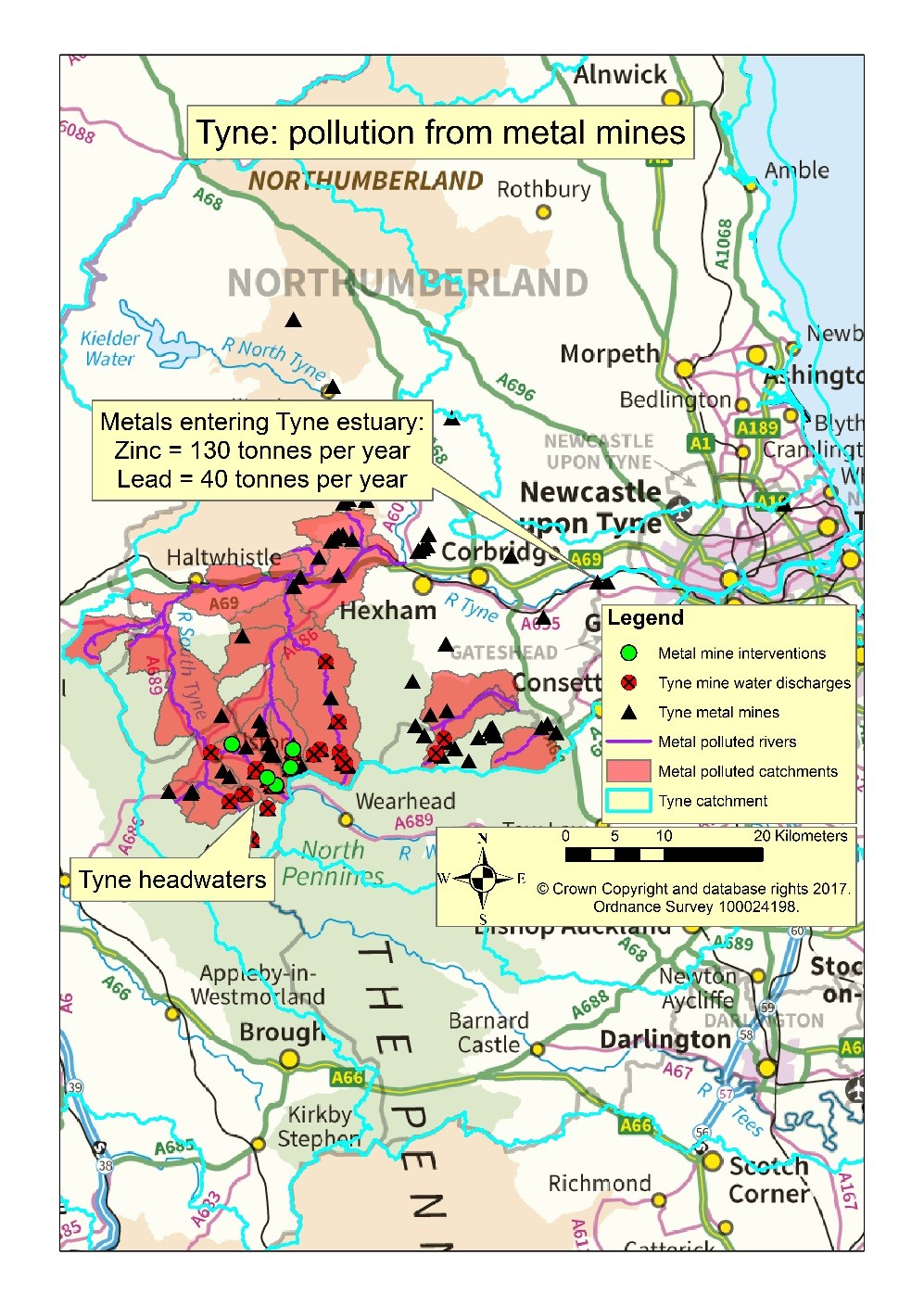 Metal Pollution in the Tyne Catchment | Coal Programme